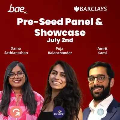 Investing in Pre-Seed Panel & Showcase: Bae HQ